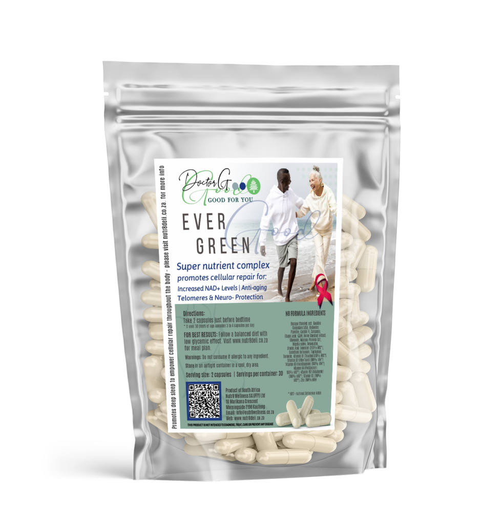 Dr G - EVERGREEN Anti-aging Formula With NAD+ Co-enzymes & Resveratrol ...