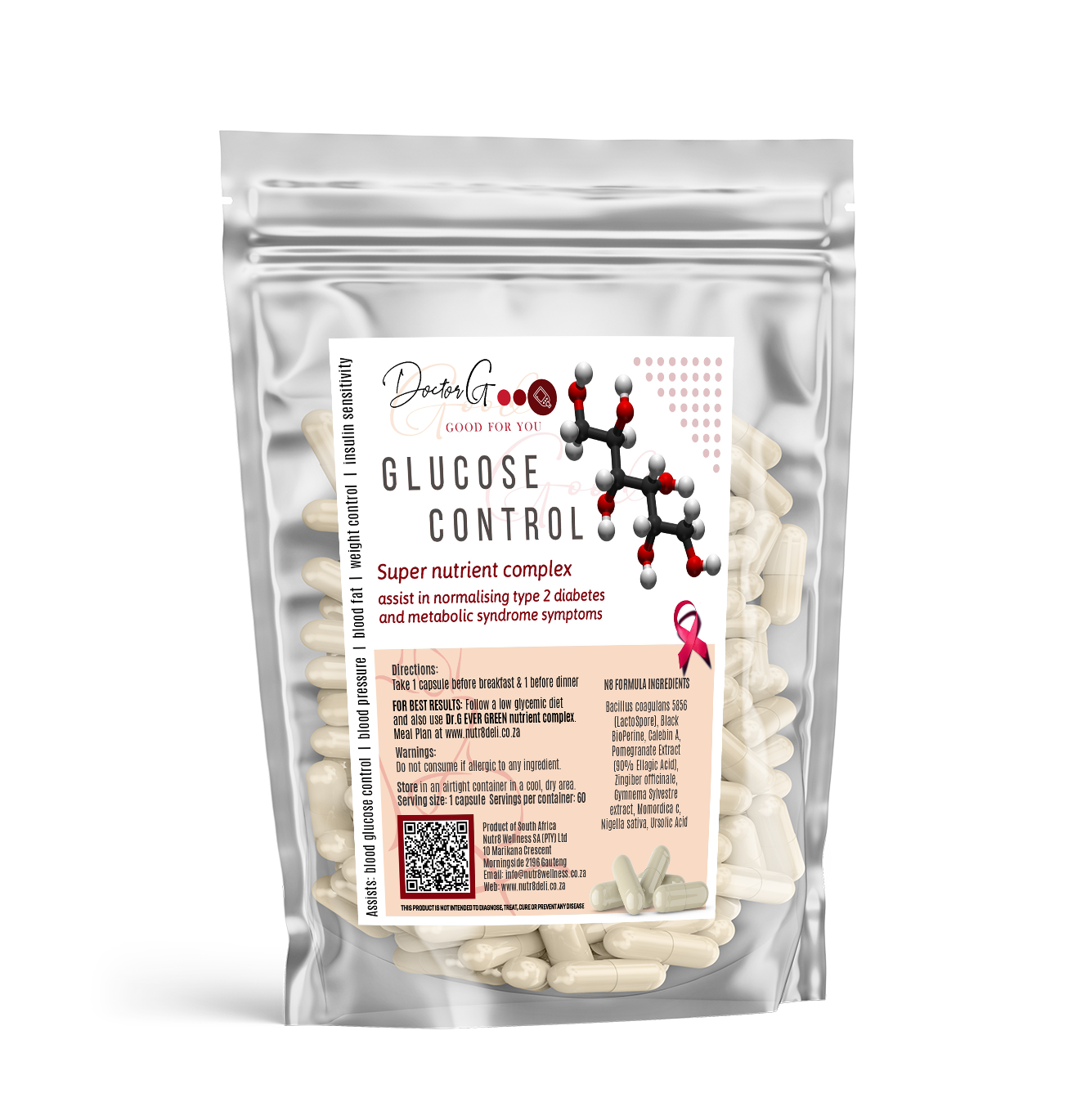 Dr G - GLUCOSE CONTROL With Pomegranate Extract, Nigella Sativa And ...