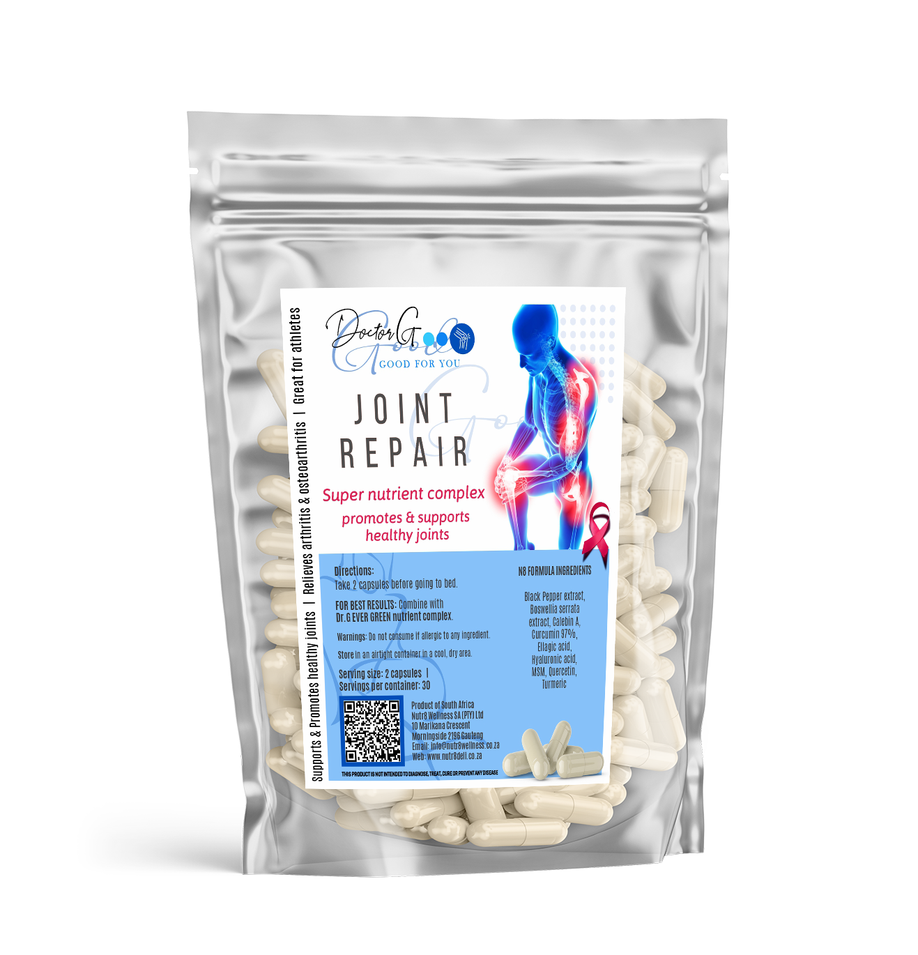 Dr G - JOINT REPAIR - With Turmeric And MSM | Nutr8deli